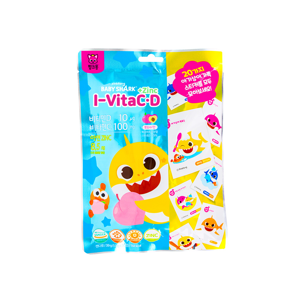 Pinkfong Baby Shark Ivita CD+Zinc 30 pills – KFood America